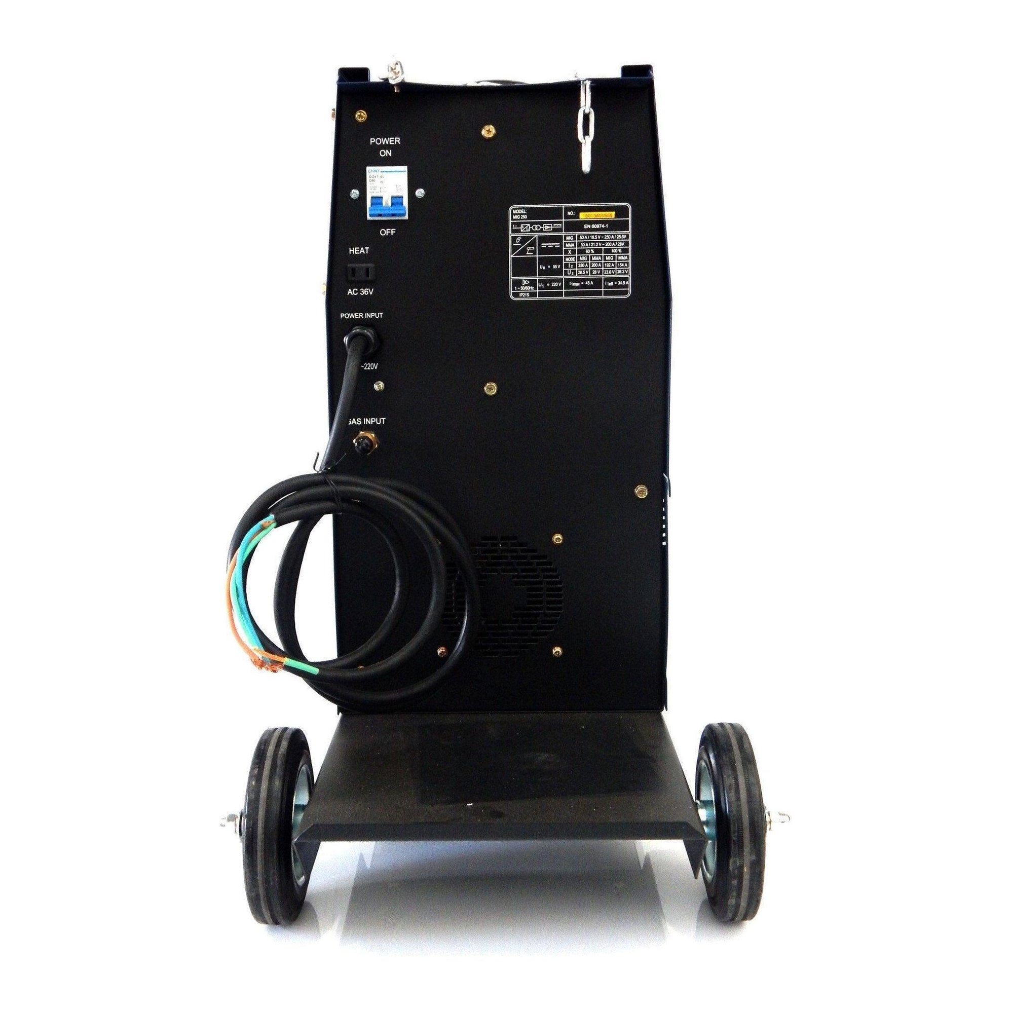 Pioneer - Power Mig 250 Welding Machine - Compact 250 Amp Mig Welder ...