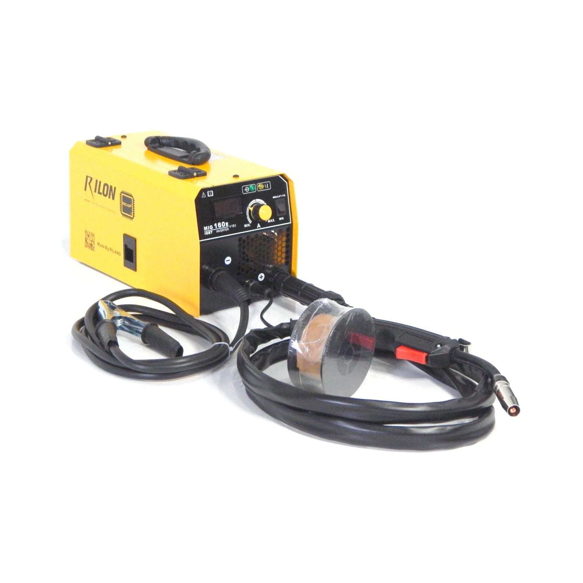Rilon MIG 160E Digital Gasless Welding Machine – 220V MIG/TIG/MMA Mult ...